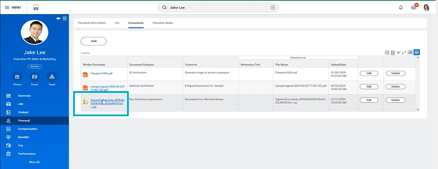 How to use OneSpan’s eSignature integration for Workday | OneSpan